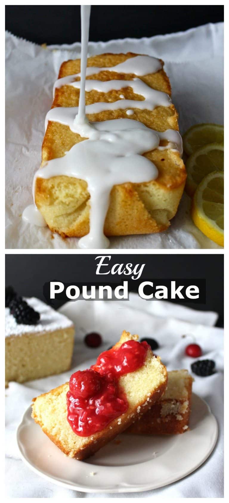 Easy Pound Cake - Real Food with Jessica