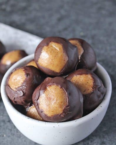 Healthy Paleo Buckeyes - Real Food with Jessica