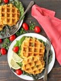 Paleo Crab Cake Waffles - Real Food with Jessica