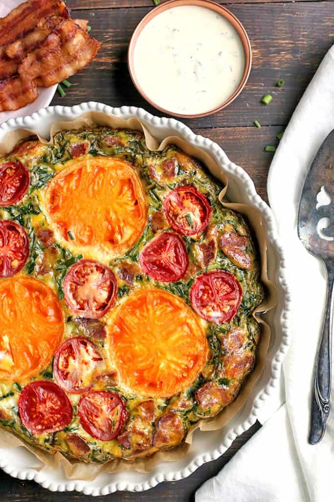 Paleo BLT Breakfast Bake - Real Food with Jessica