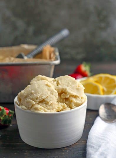 Dairy Free Lemon Ice Cream - Real Food with Jessica