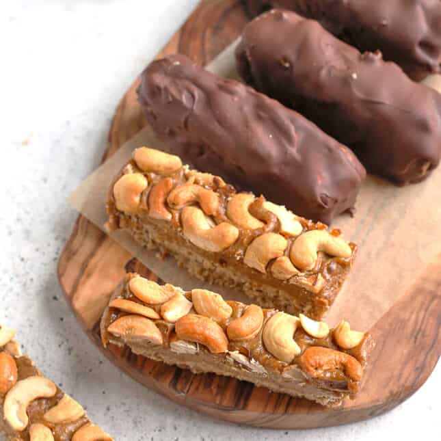 Paleo Vegan Snickers Bars - Real Food with Jessica