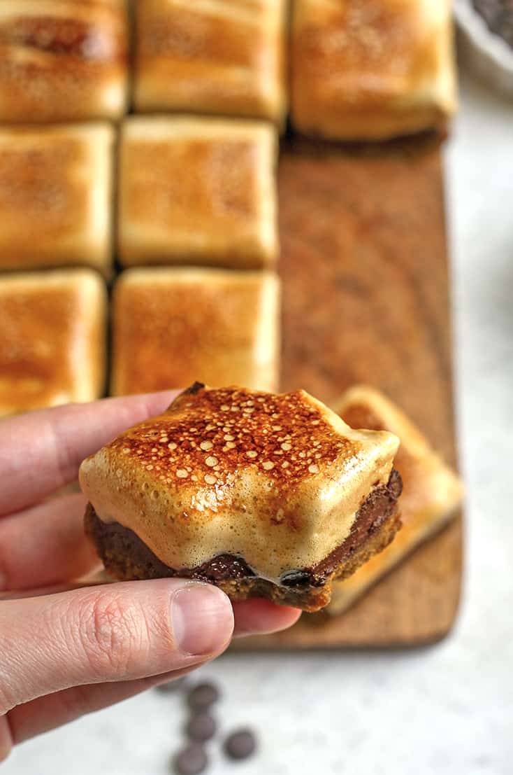 Paleo S'more Cookie Bars - Real Food with Jessica