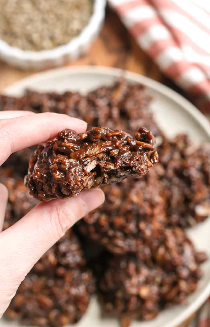 Paleo Nut-Free No-Bake Cookies - Real Food with Jessica