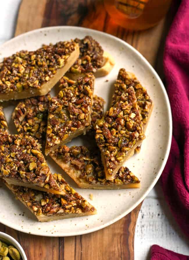 Grain Free Baklava Bars - Real Food with Jessica
