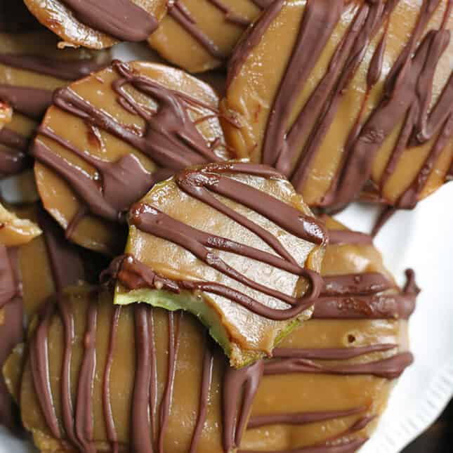 Paleo Caramel Apple Slices - Real Food with Jessica